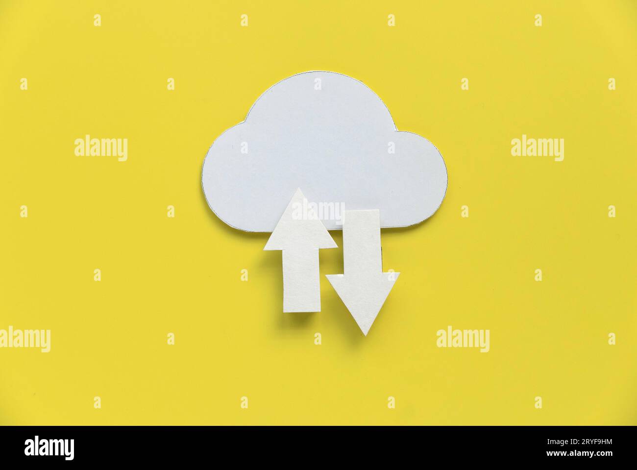 Cloud Computing Data Storage Concept Network Computing Technologies Digital Server Icon Of