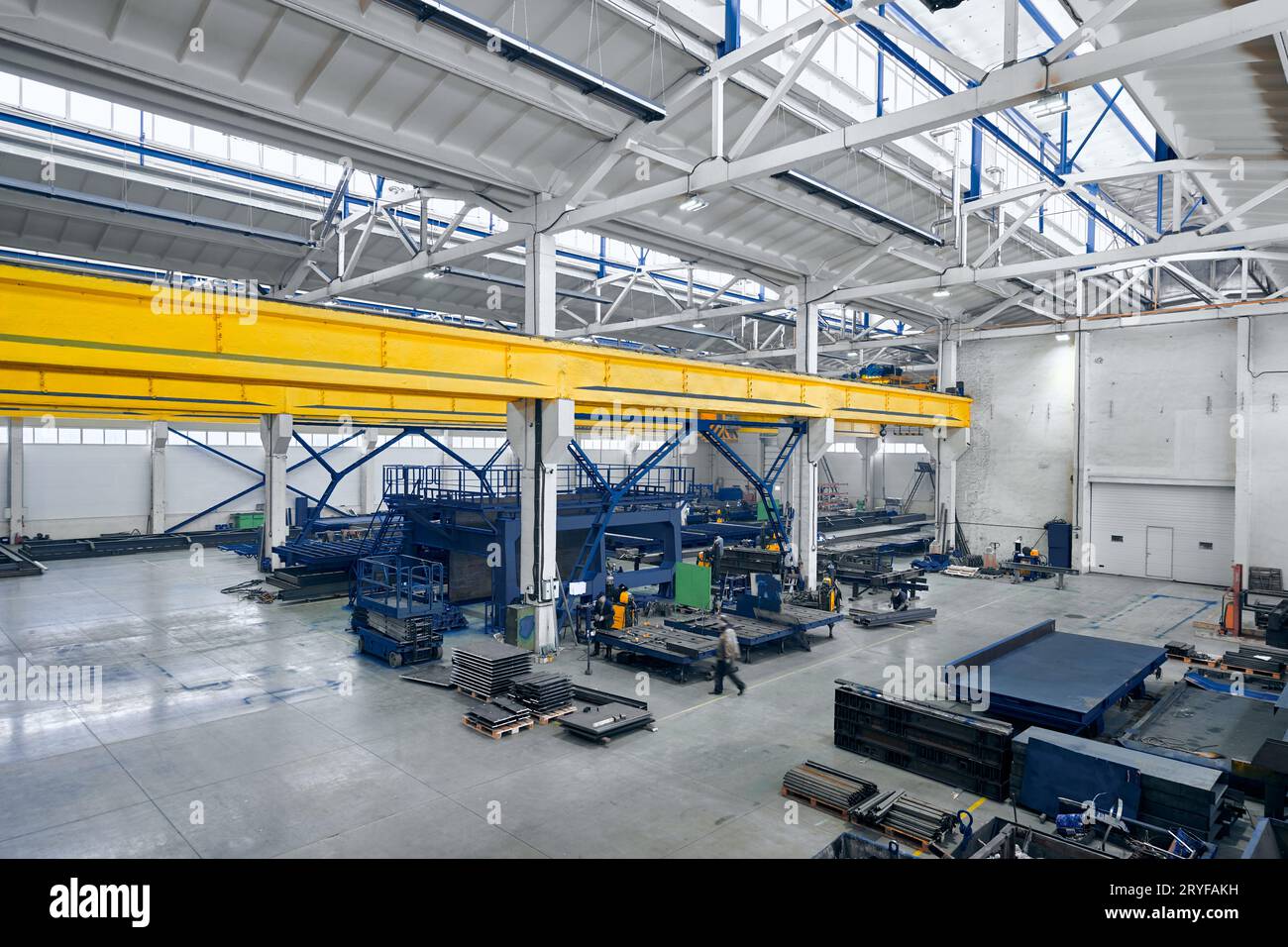 Department of small details welding and assembling at plant Stock Photo ...