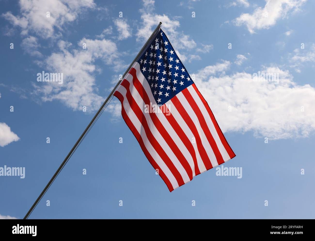 Hanging flag hi-res stock photography and images - Alamy