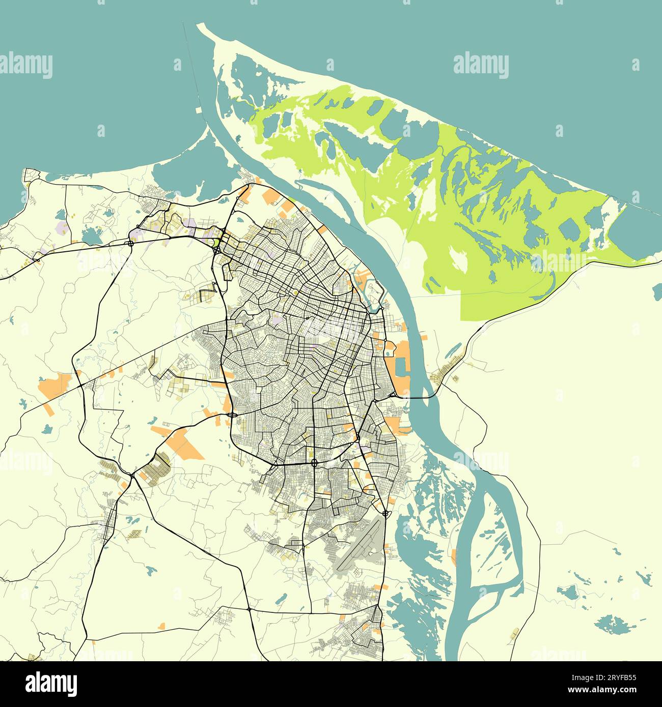 Atlantico map hi-res stock photography and images - Alamy