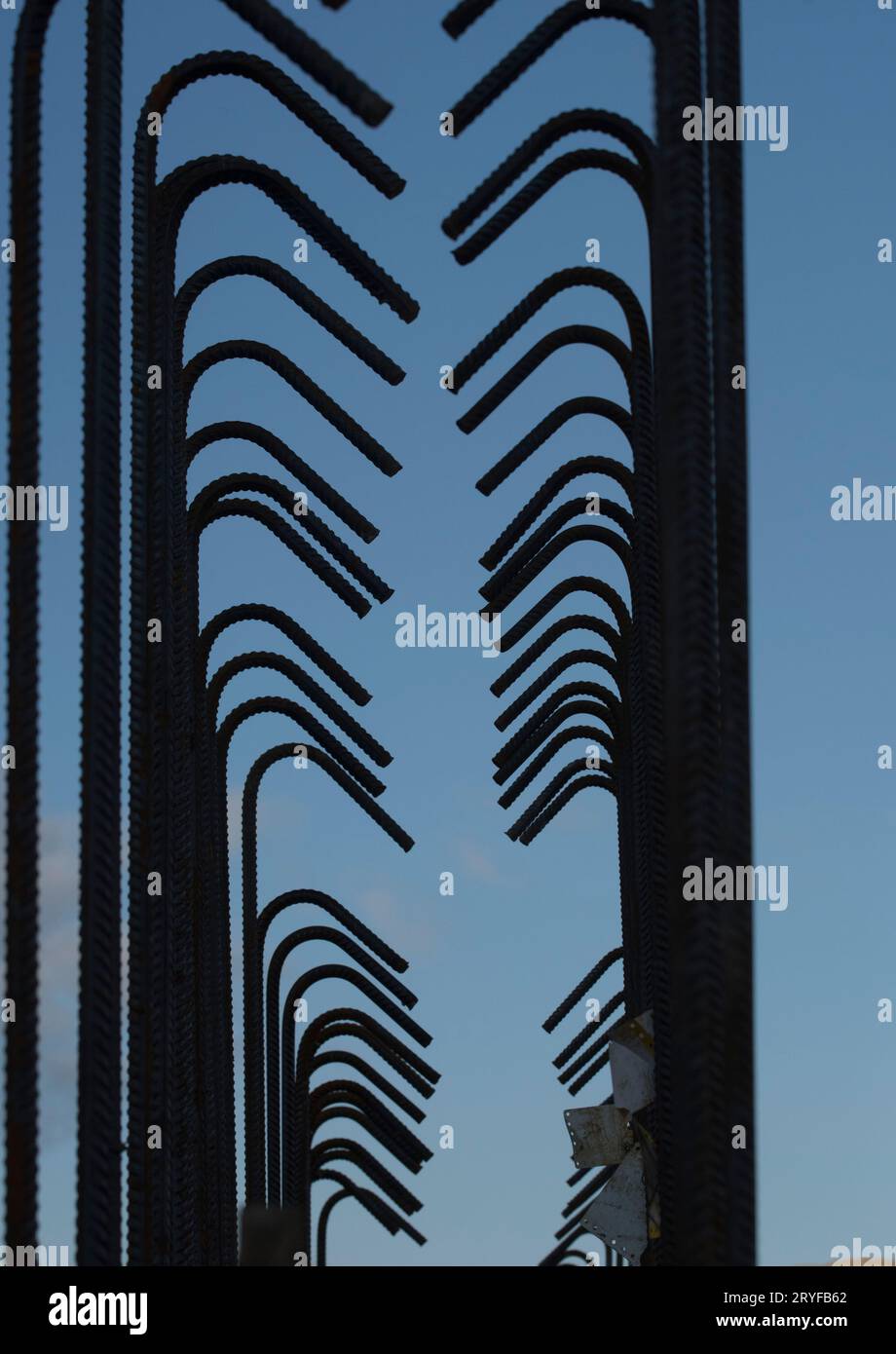 Reinforcing steel or construction steel for building Stock Photo - Alamy