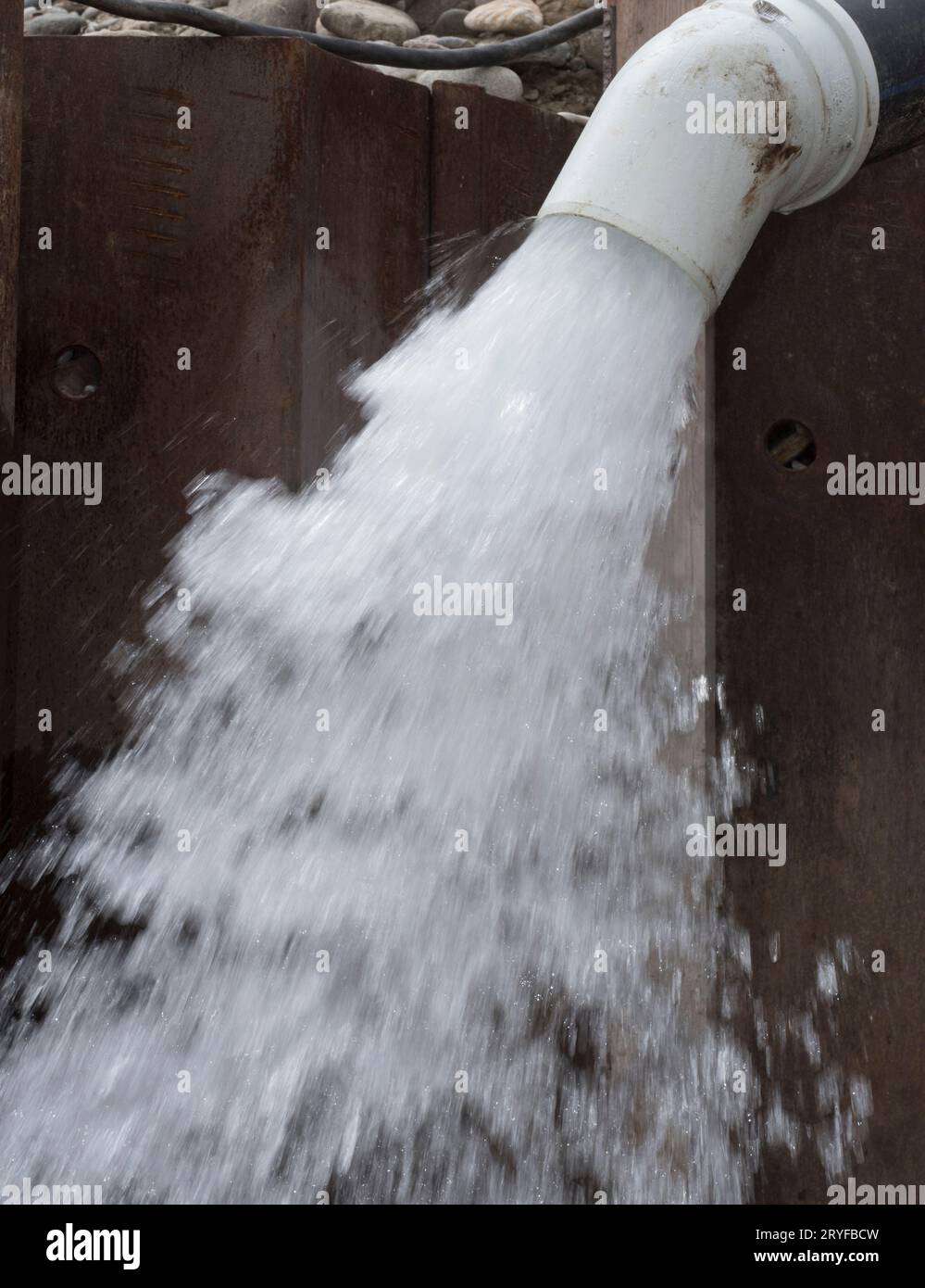Water pump in hydraulic engineering Stock Photo - Alamy
