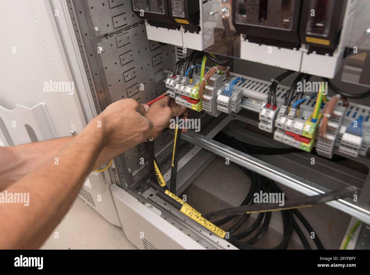 Electrical wiring installation hi-res stock photography and images - Alamy