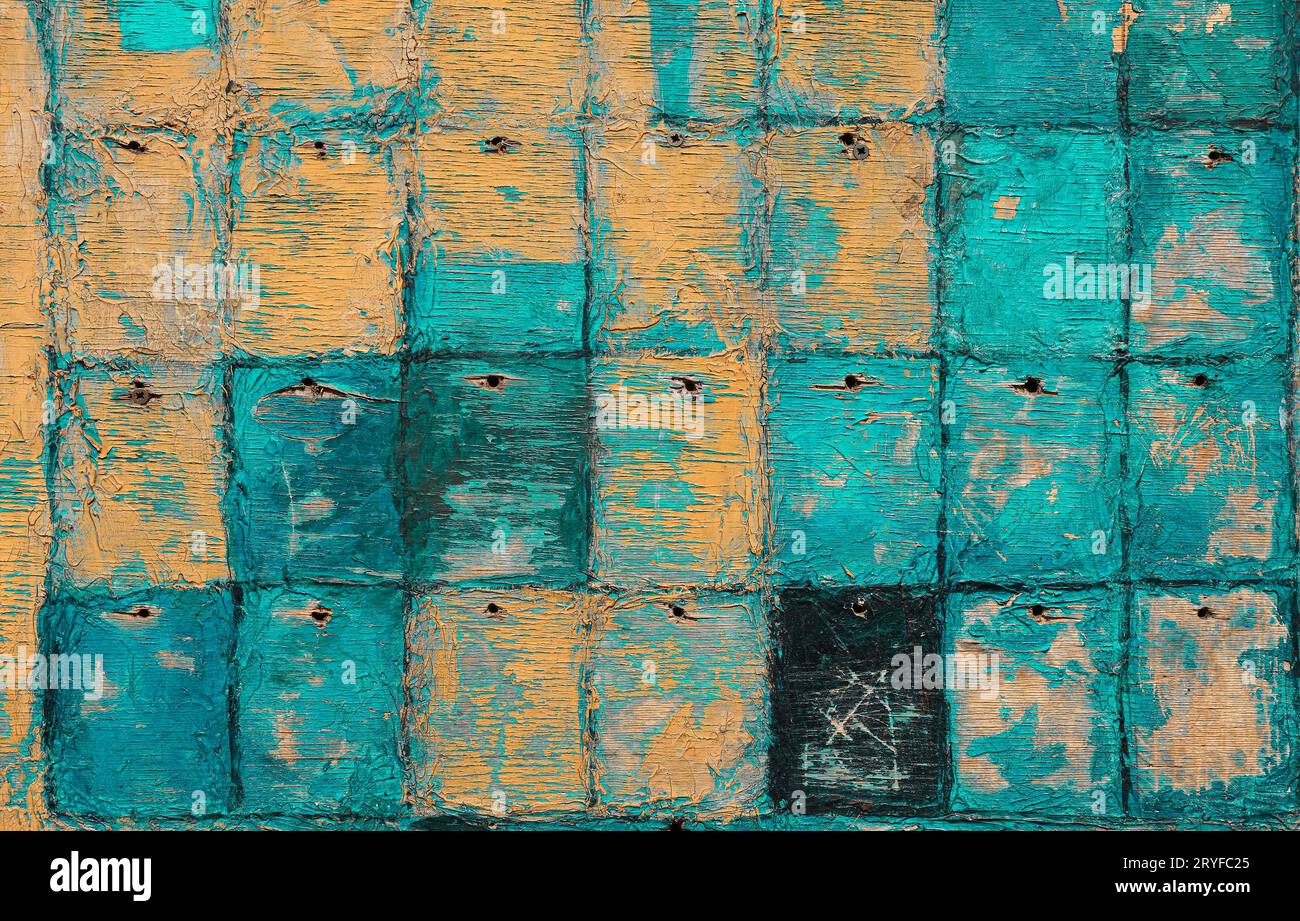 Abstract yellow and teal background Stock Photo - Alamy