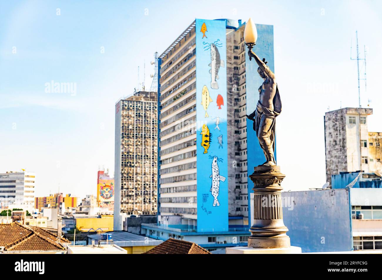 Modern city center buildings in Manaus Brazil at sunny day Stock Photo ...