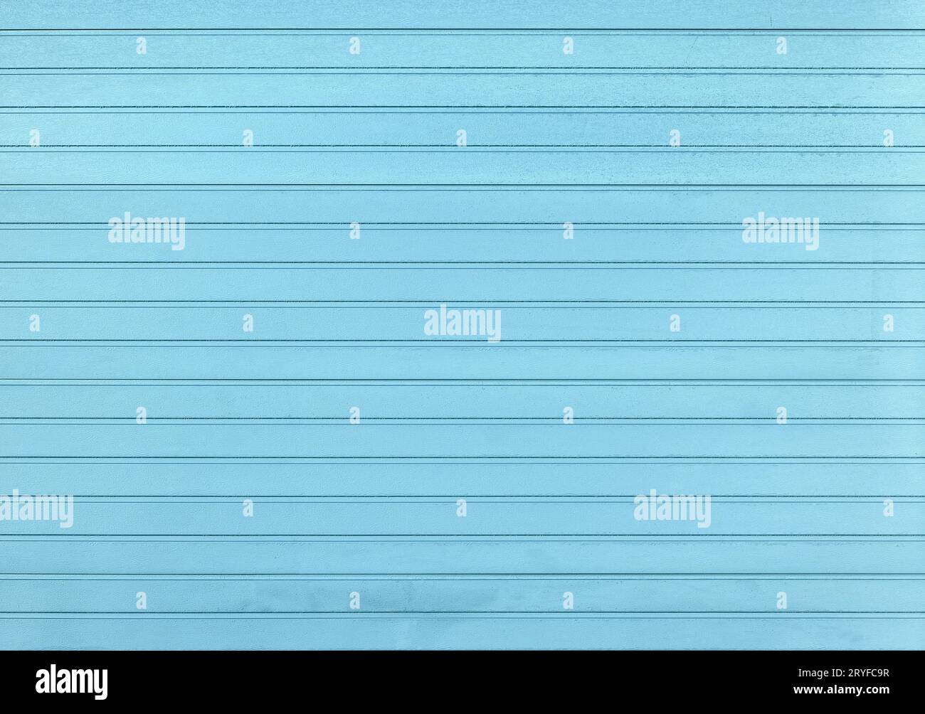 Blue horizontal roller shutter blinds Stock Photo - Alamy