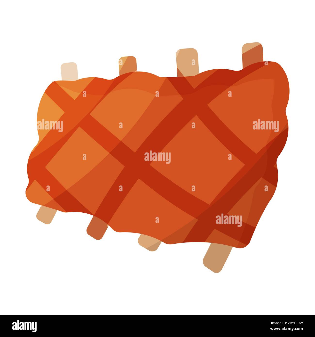 Bbq ribs logo Cut Out Stock Images & Pictures - Alamy