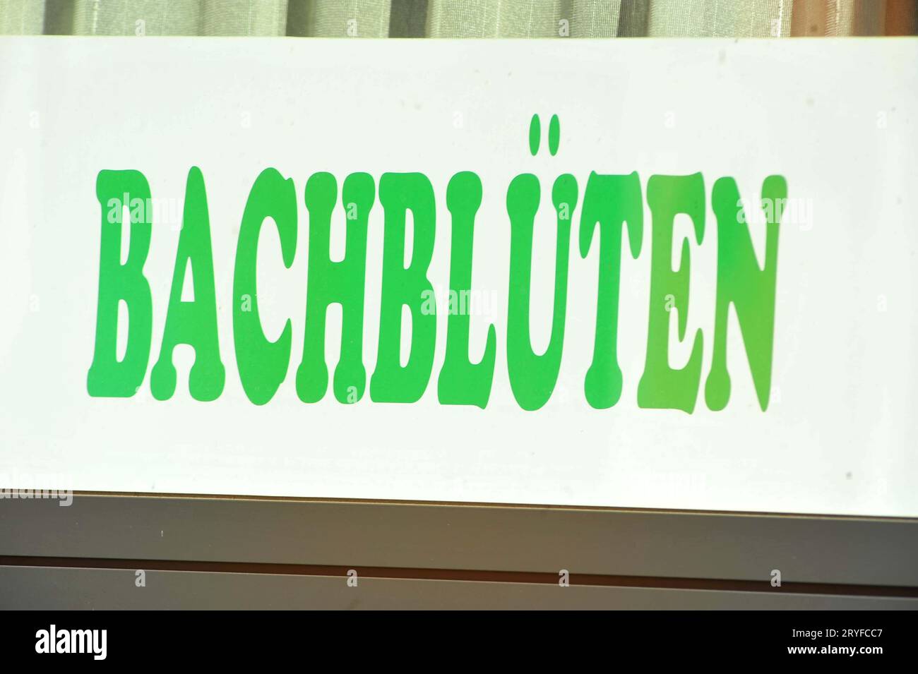 German bach flower (BachblÃ¼ten) sign Stock Photo - Alamy