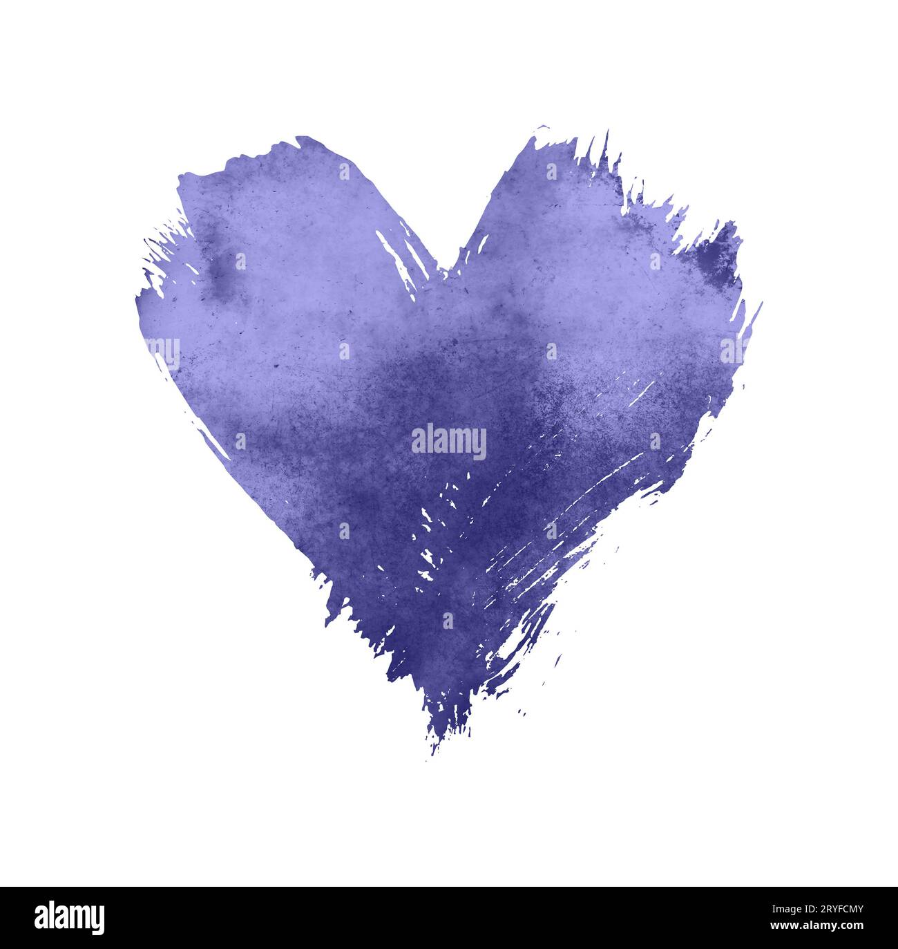 Heart sign painted on Cut Out Stock Images & Pictures - Alamy