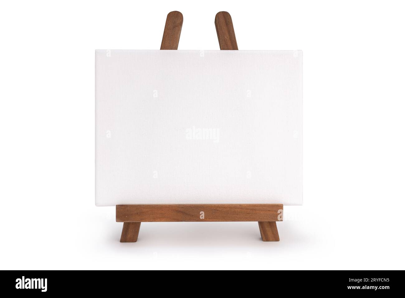 Mockup canvas on easel Cut Out Stock Images & Pictures - Alamy
