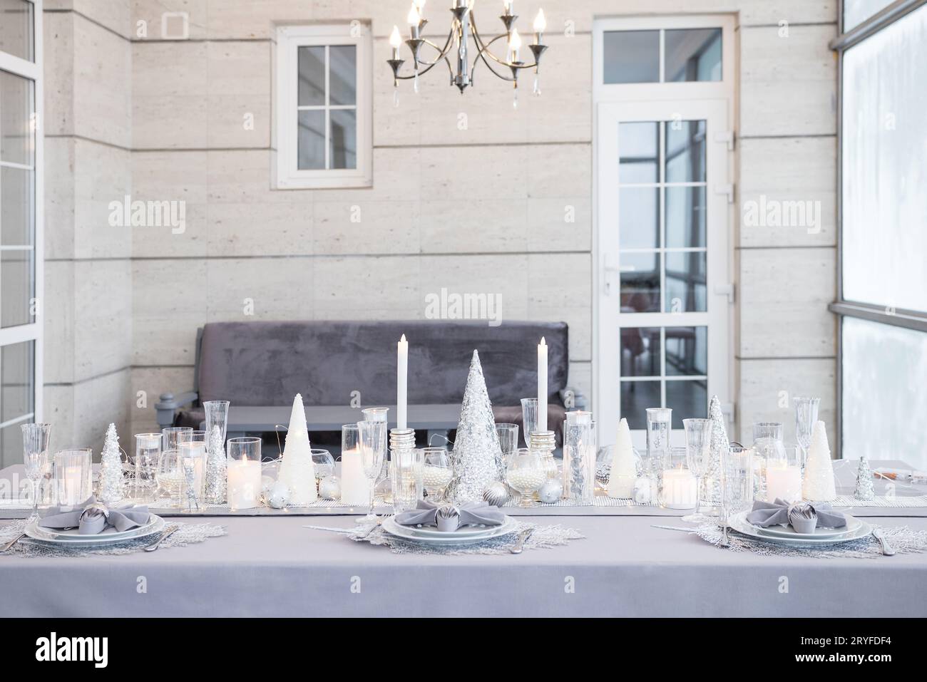 Christmas party table food hi-res stock photography and images - Alamy