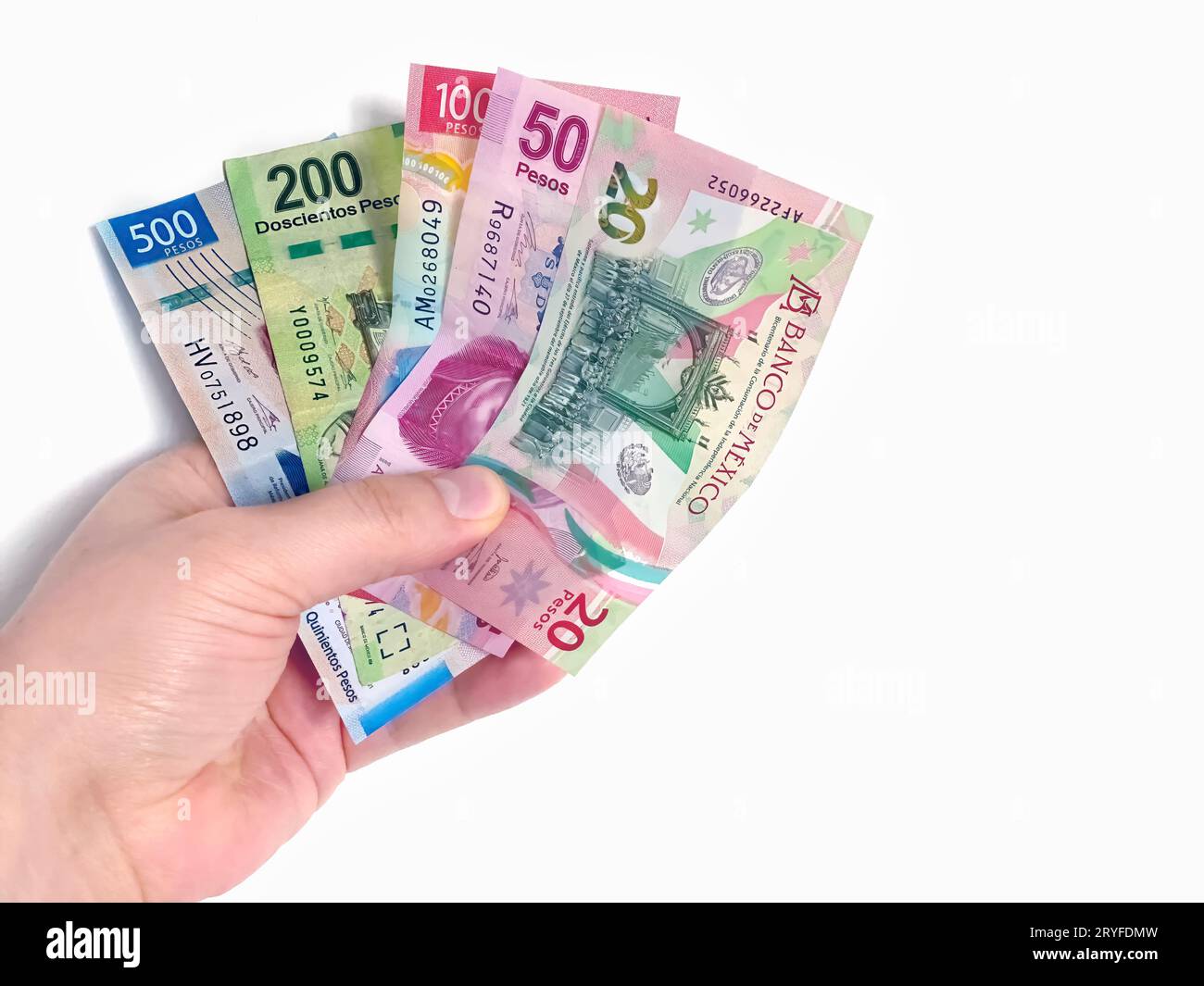 CancÃºn, Quintana Roo, Mexico. Dec 30, 2021. A person holding Mexican ...