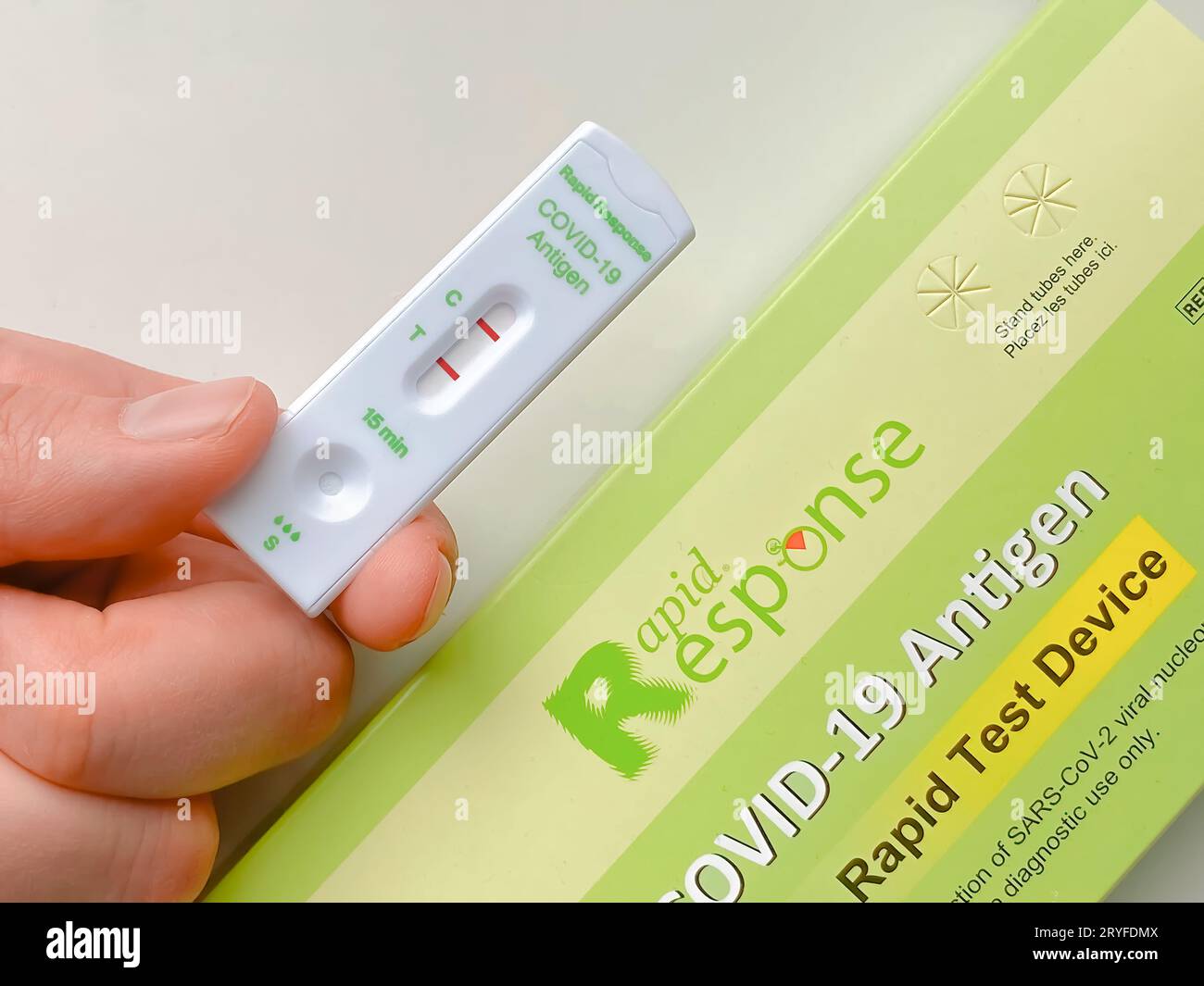 Covid 19 antigen rapid test device hi-res stock photography and images ...
