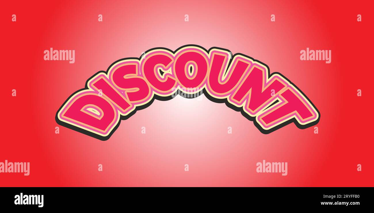 abstract editable text effect design template Stock Vector Image & Art ...