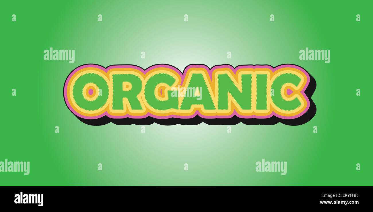 abstract editable text effect design template Stock Vector Image & Art ...