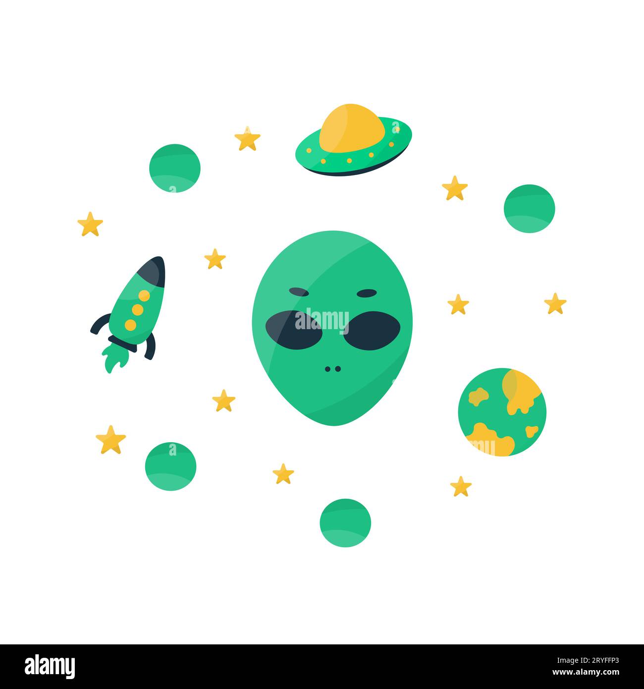 Solar system planets for kids Cut Out Stock Images & Pictures - Alamy