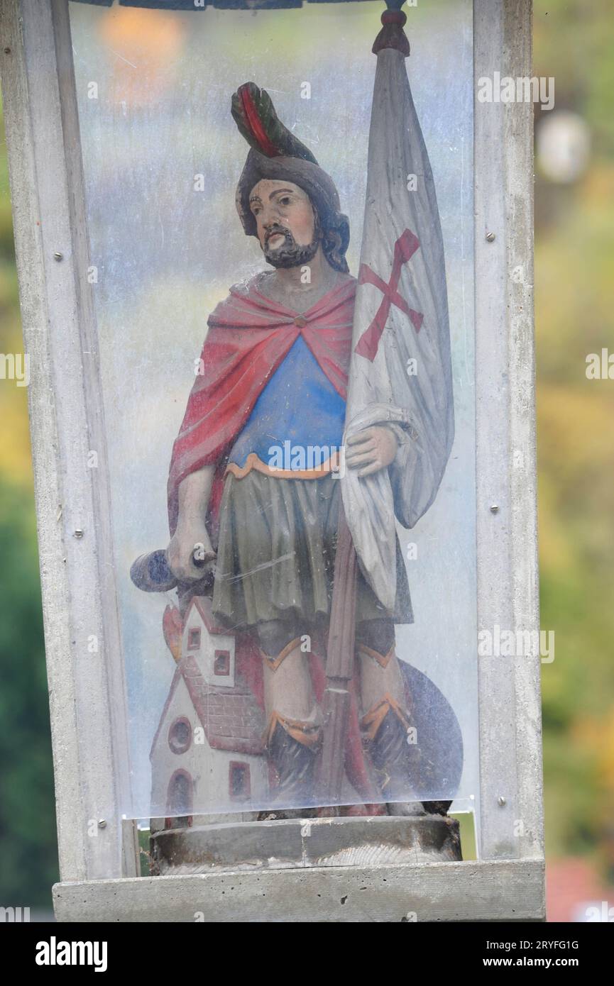 Saint Florian, patron saint of firefighters Stock Photo - Alamy