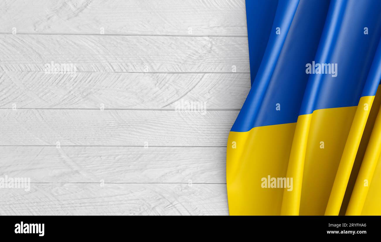 Mockup of Ukraine flag Stock Photo - Alamy
