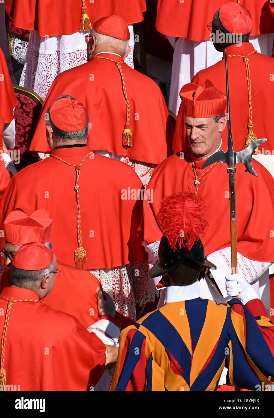 New cardinal Francois-Xavier Bustillo (France) during a Consistory ...