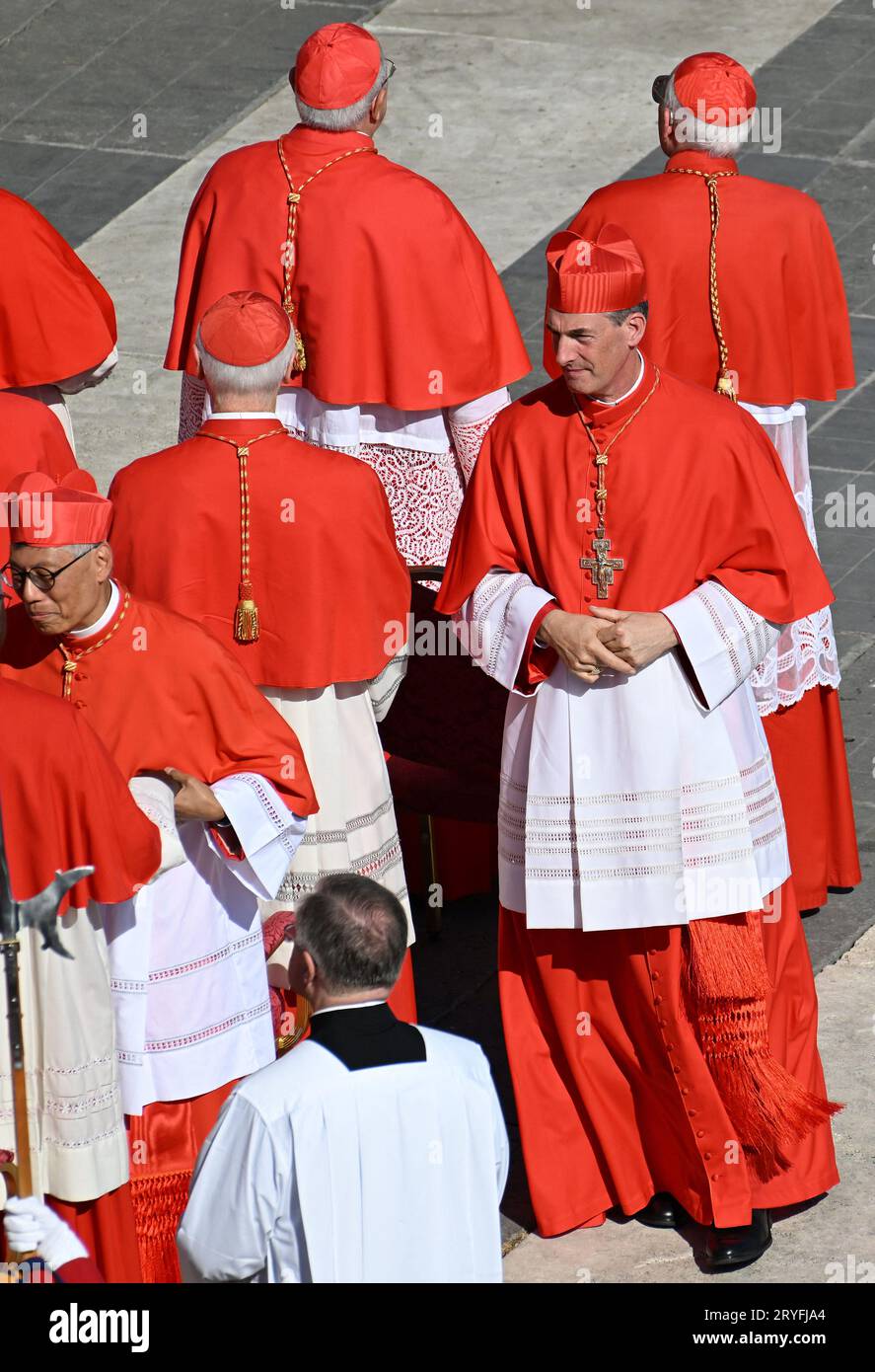 New cardinal Francois-Xavier Bustillo (France) during a Consistory ...
