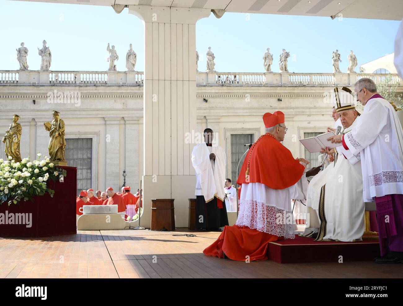 Pope Francis attends a Consistory ceremony for the creation of 21 new ...