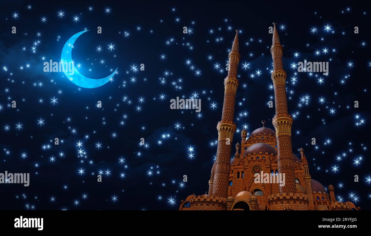 3d mosque hi-res stock photography and images - Alamy