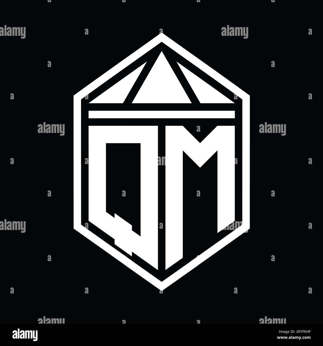 Qm letter logo hi-res stock photography and images - Alamy