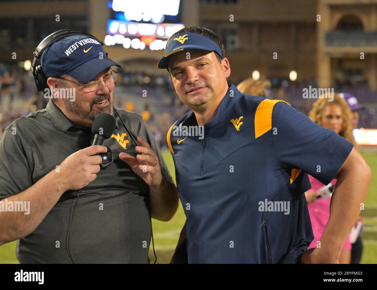 Fort Worth, Texas, USA. 30th Sep, 2023. West Virginia Mountaineers head ...