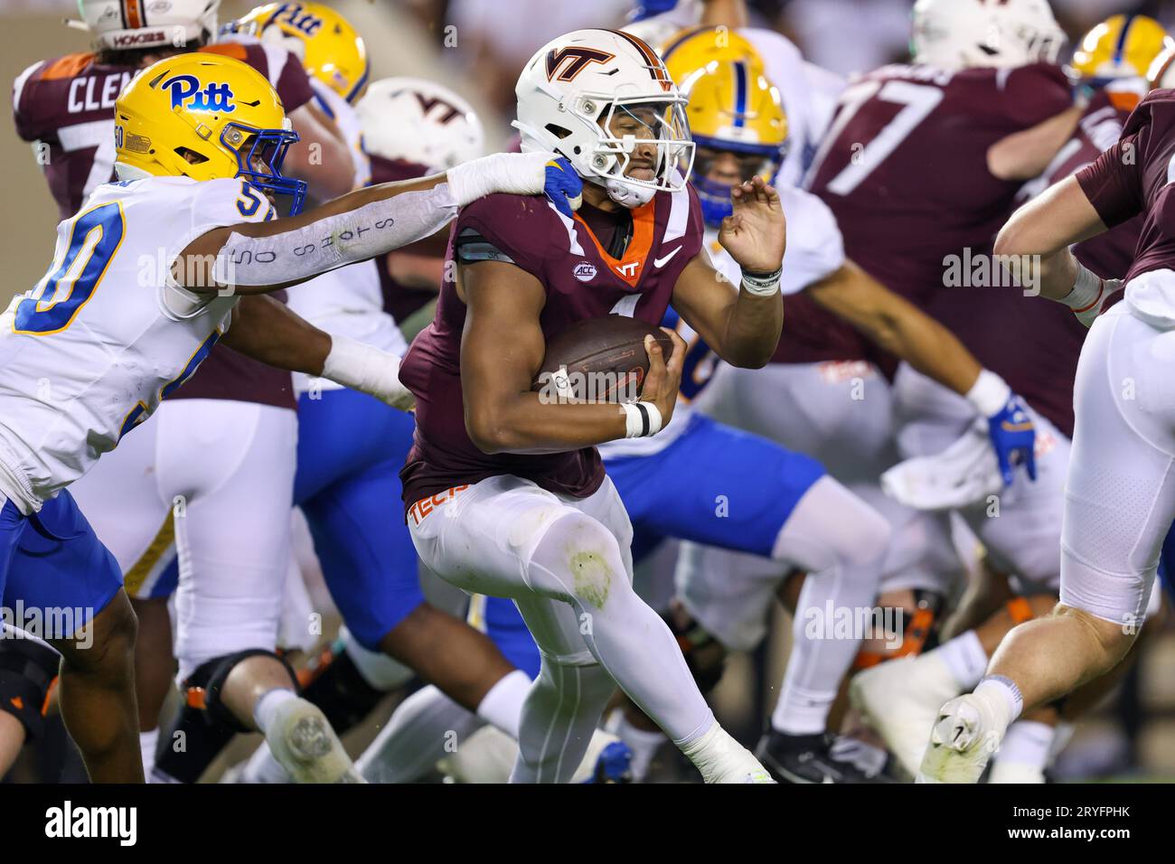 Blacksburg, Virginia, USA. 30th Sep, 2023. Virginia Tech Hokies ...