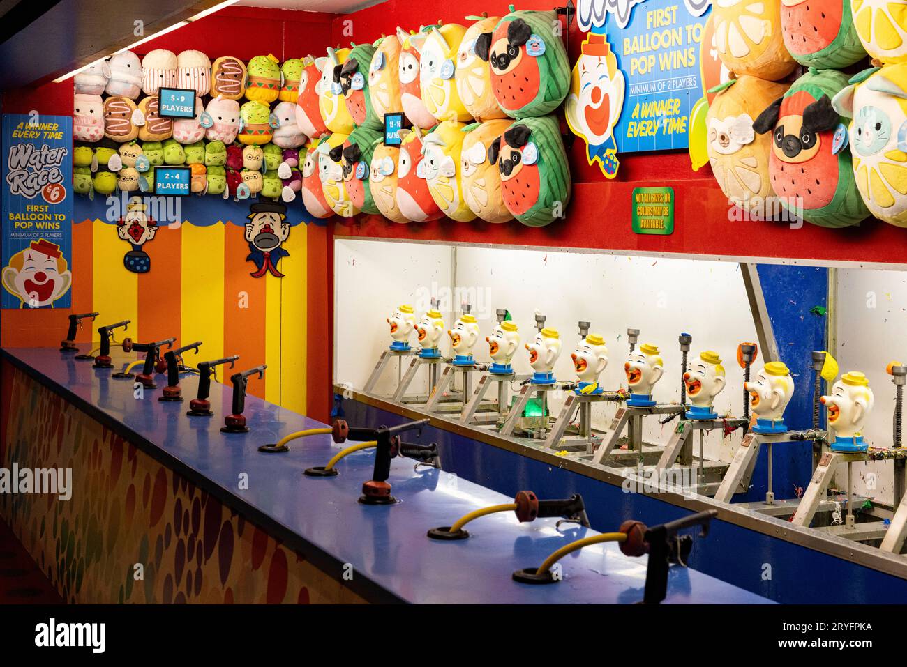 Amusement Park Games Stock Photo - Alamy