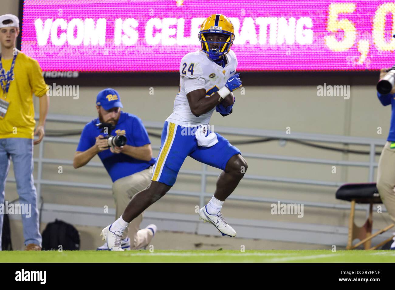 Blacksburg, Virginia, USA. 30th Sep, 2023. Pittsburgh Panthers running ...