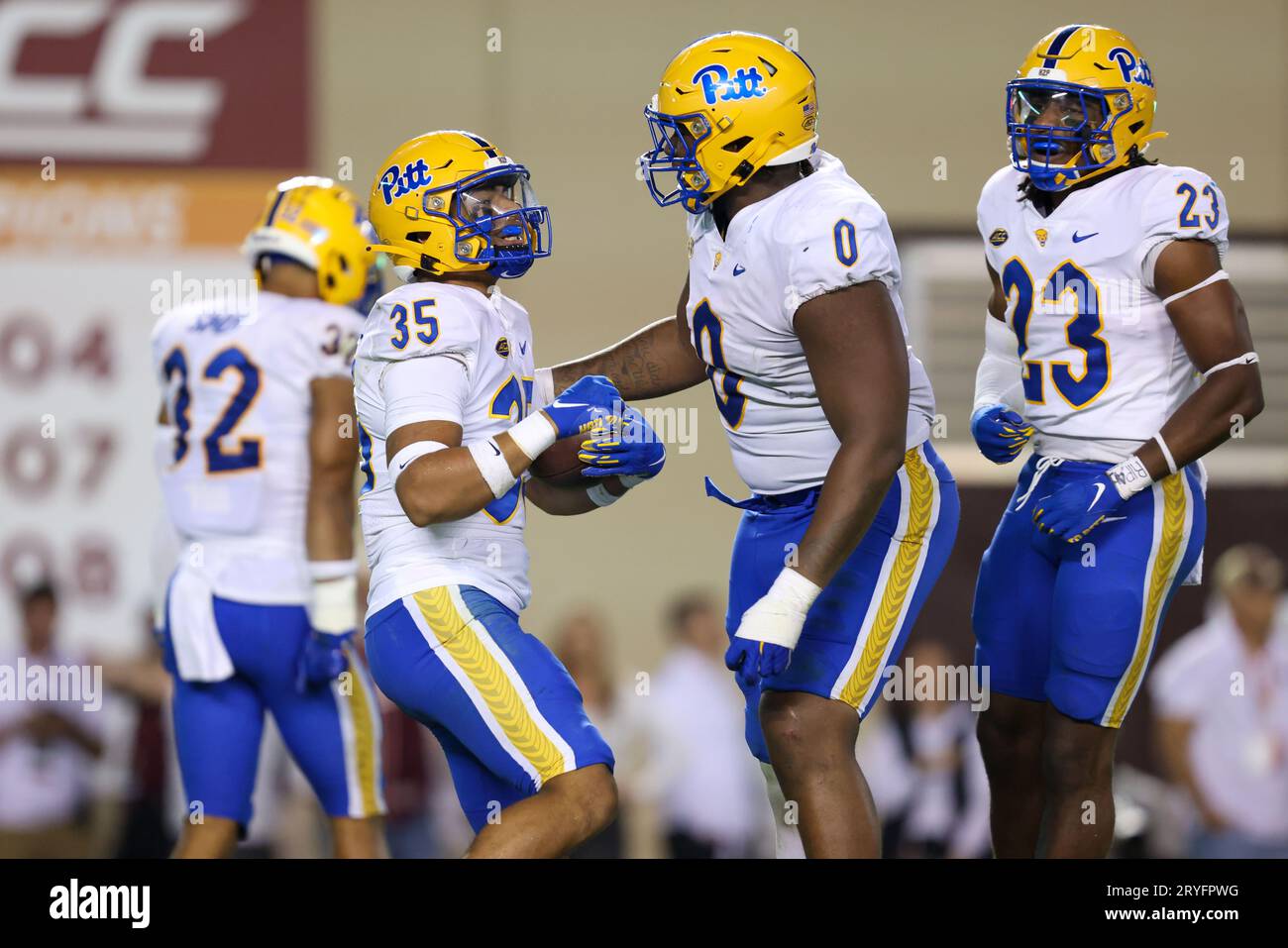 Blacksburg, Virginia, USA. 30th Sep, 2023. Pittsburgh Panthers ...