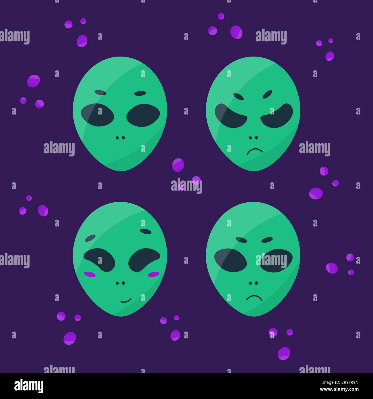 Crying alien Stock Vector Images - Alamy