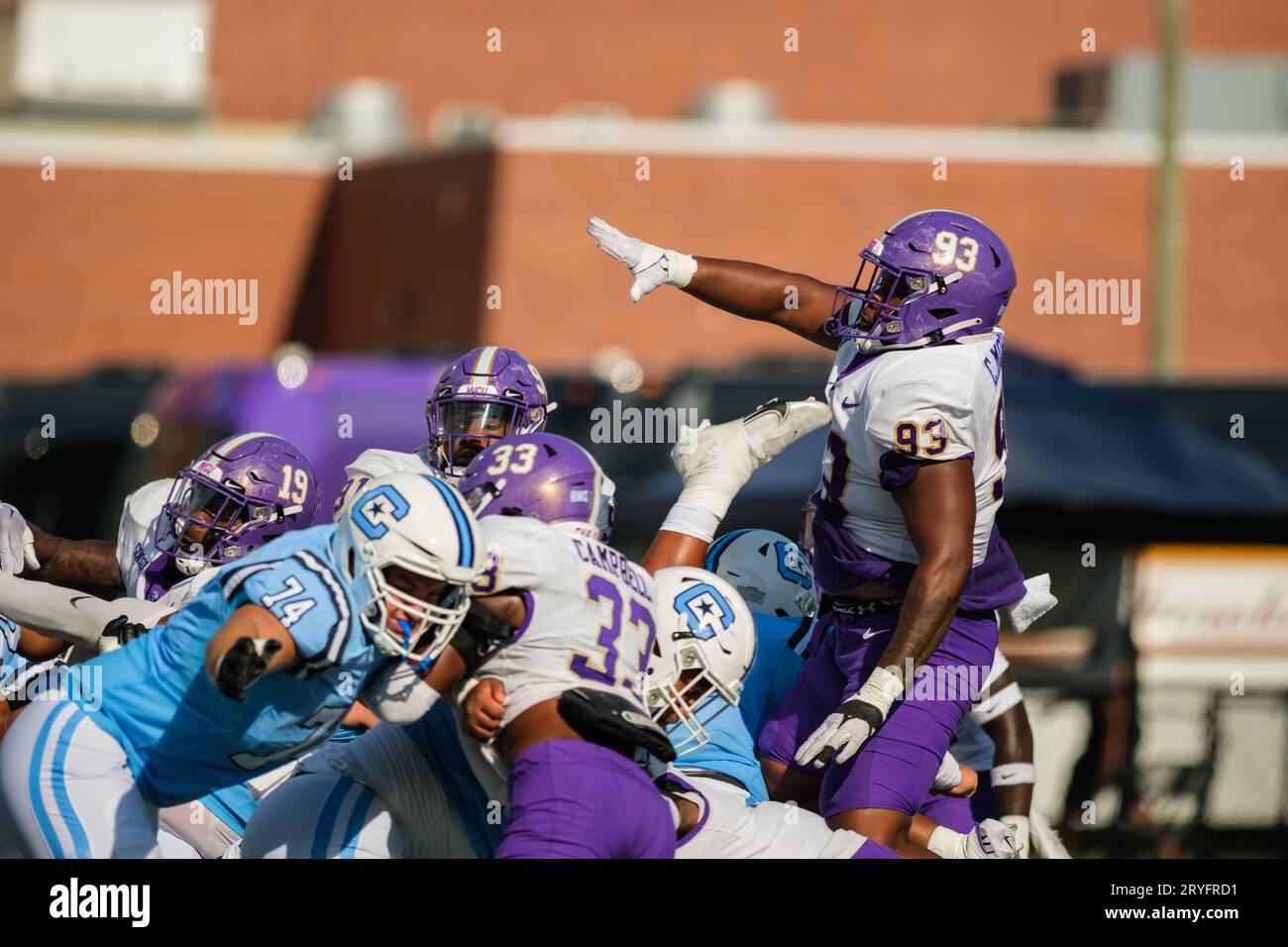 Charleston, South Carolina, USA. 30th Sep, 2023. Western Carolina ...