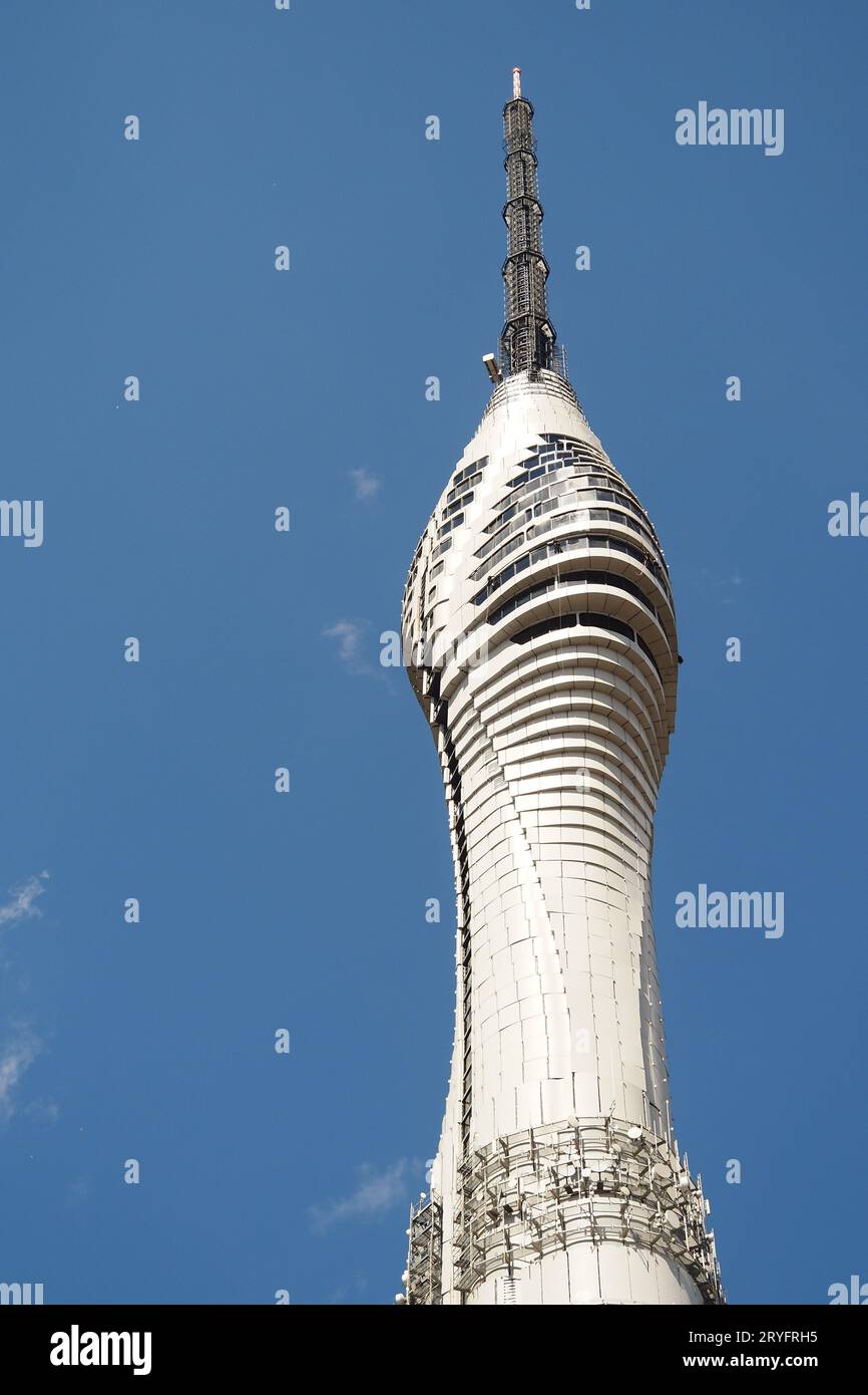 turkey istanbul 17 june 2023. Kucuk Camlica TV Radio Tower in Istanbul ...