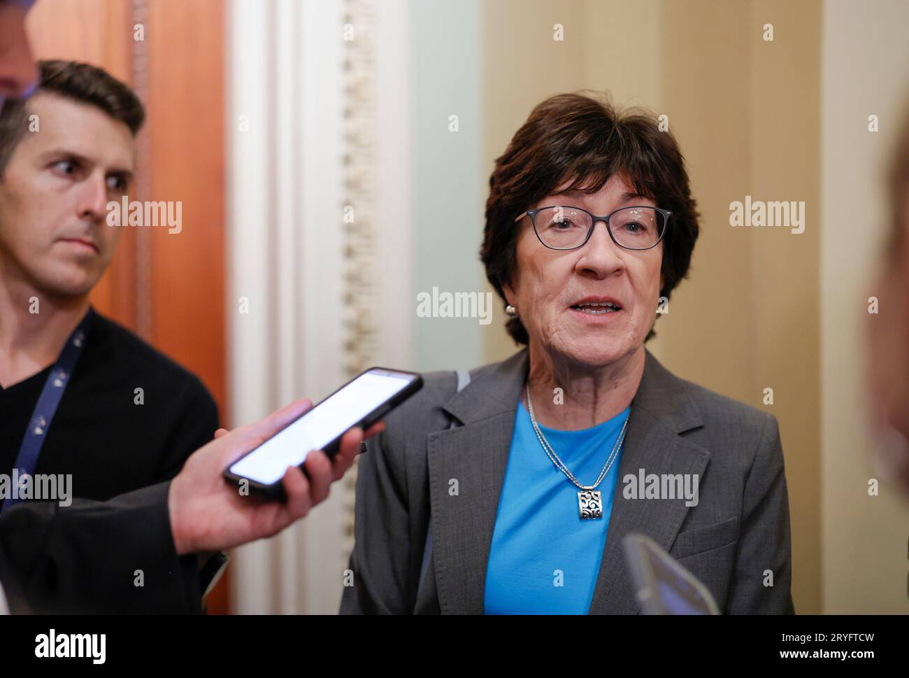 Washington, United States. 30th Sep, 2023. Sen. Susan Collins (R-ME ...