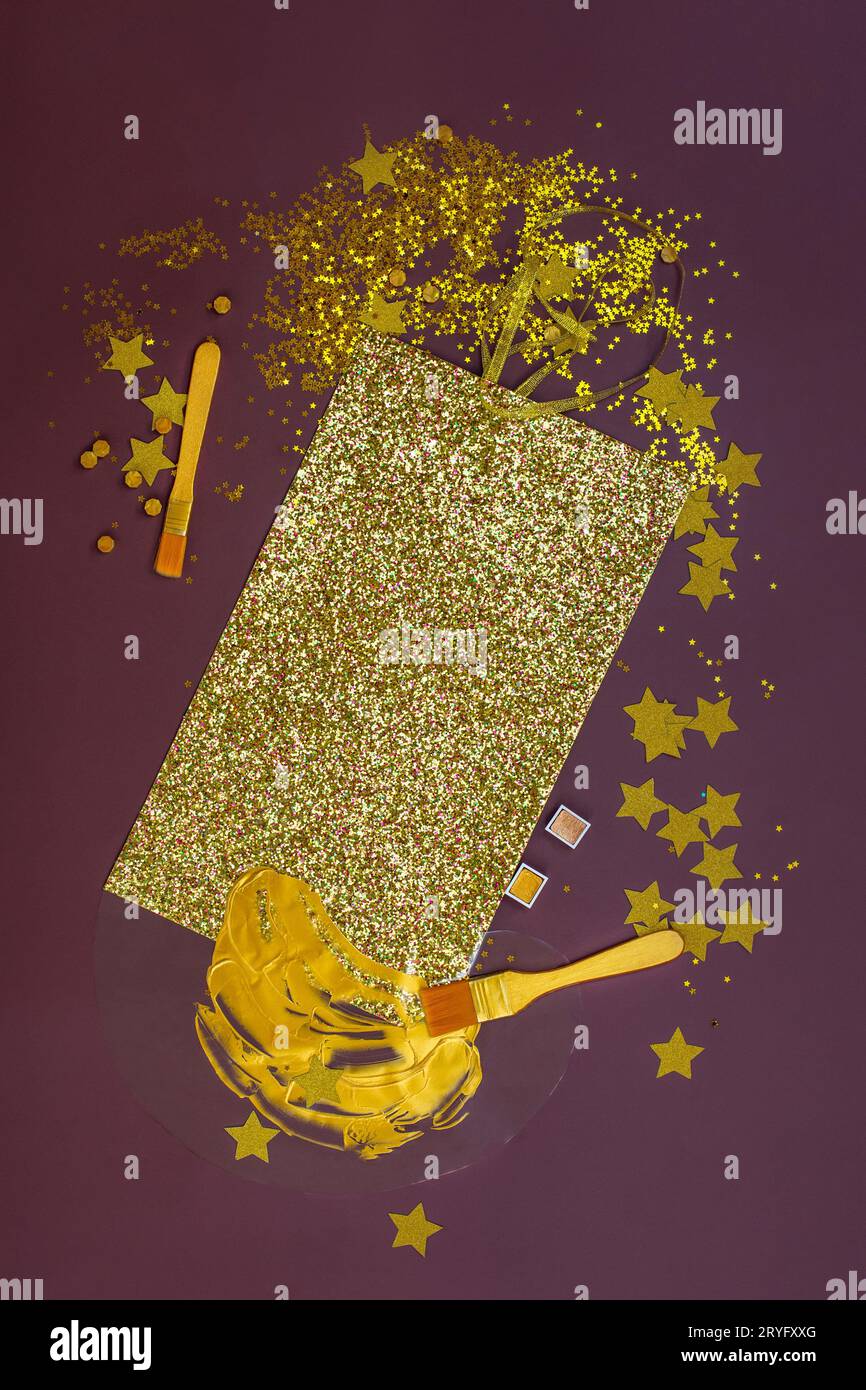 Artistic technique of gilding and materials and tools for gilding on ...