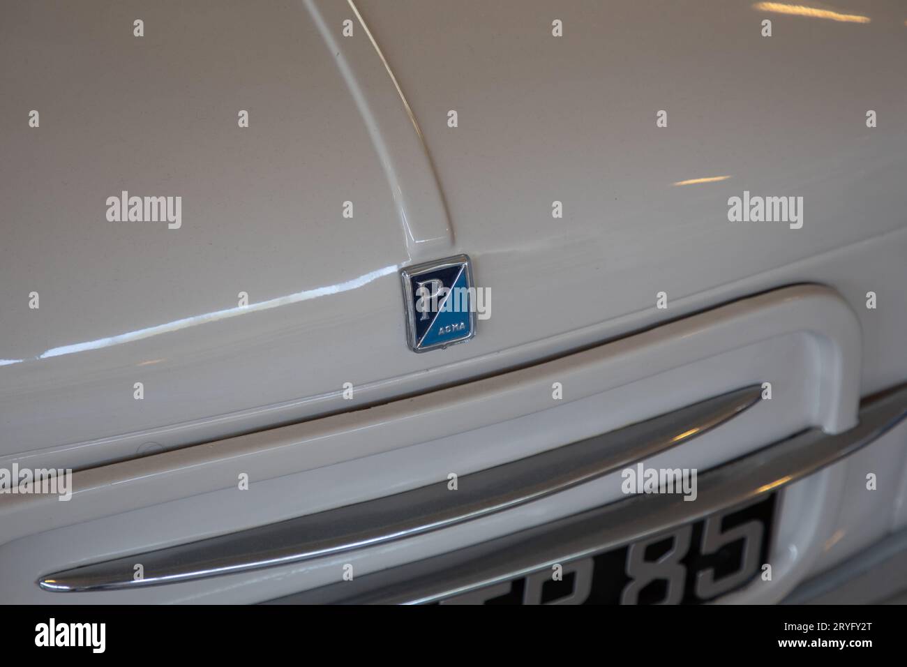 Bordeaux , France - 09 18 2023 : vespa 400 piaggio logo brand and text ...