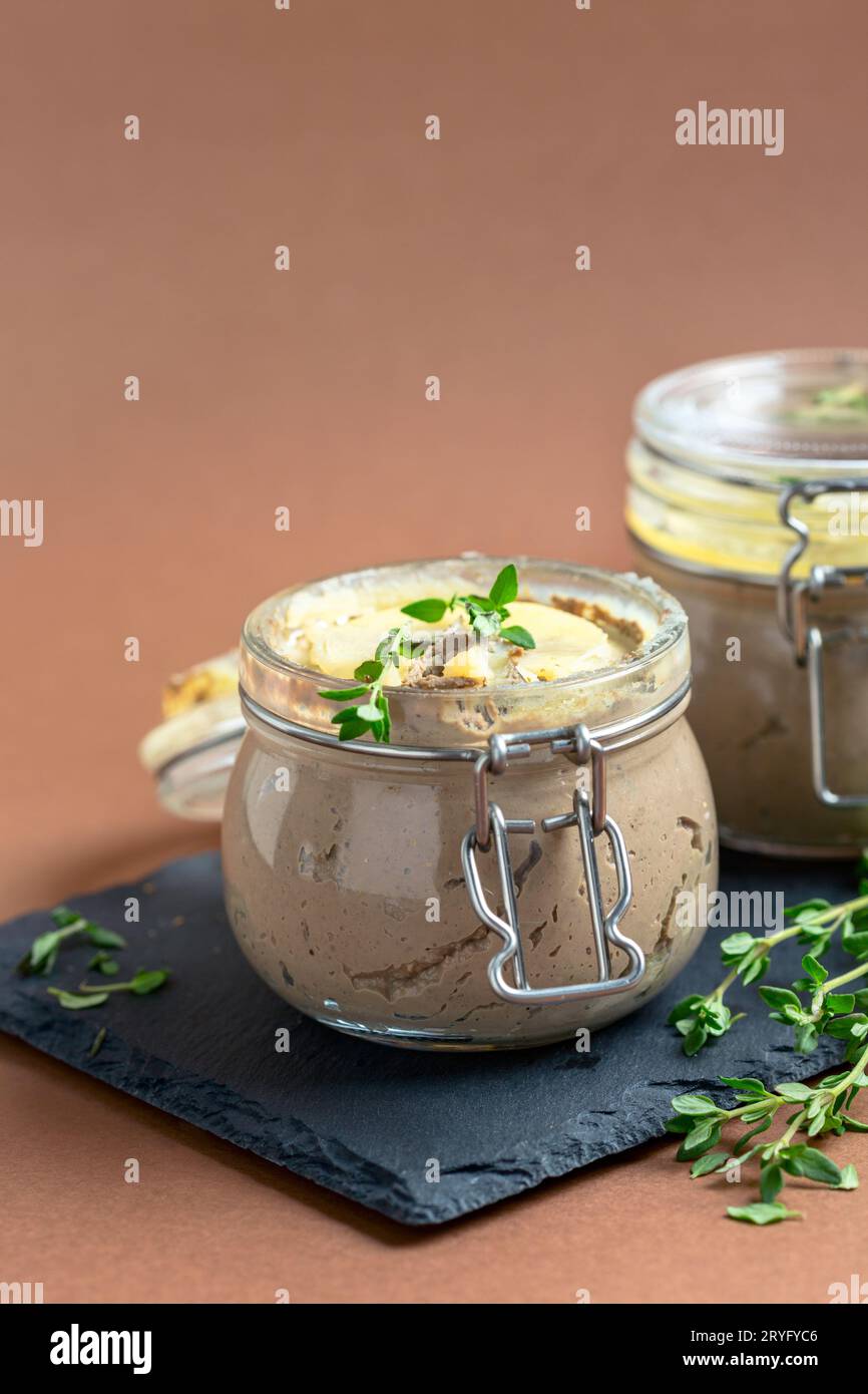 Chicken and turkey liver mousse hi-res stock photography and images - Alamy
