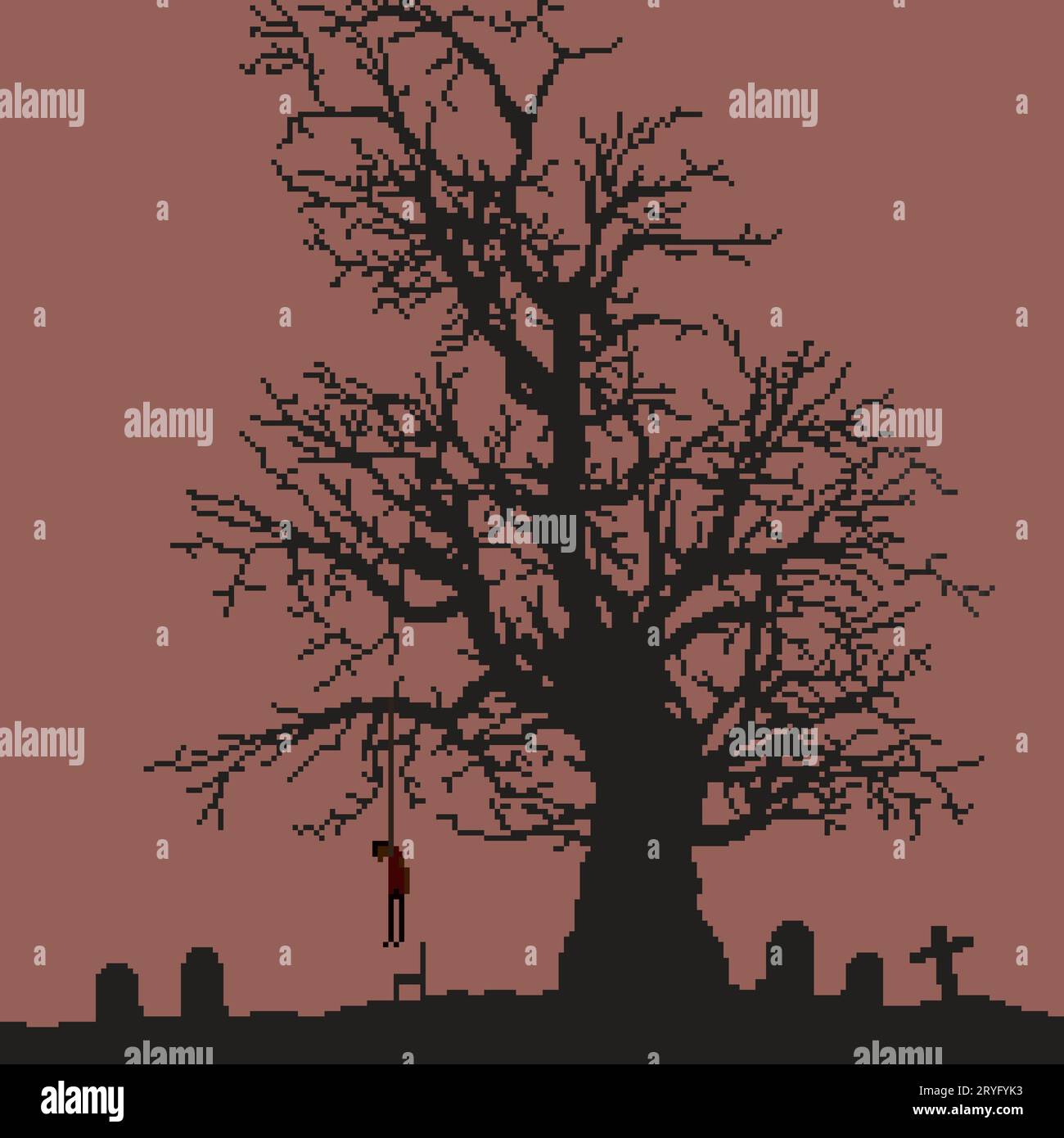 Horror thriller Stock Vector Images - Alamy