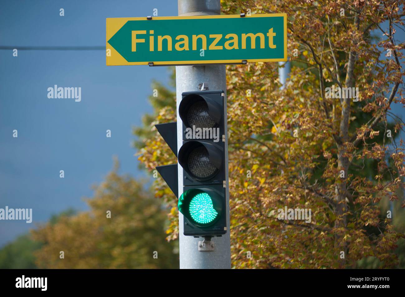 Tax office sign (german: Finanzamt Stock Photo - Alamy