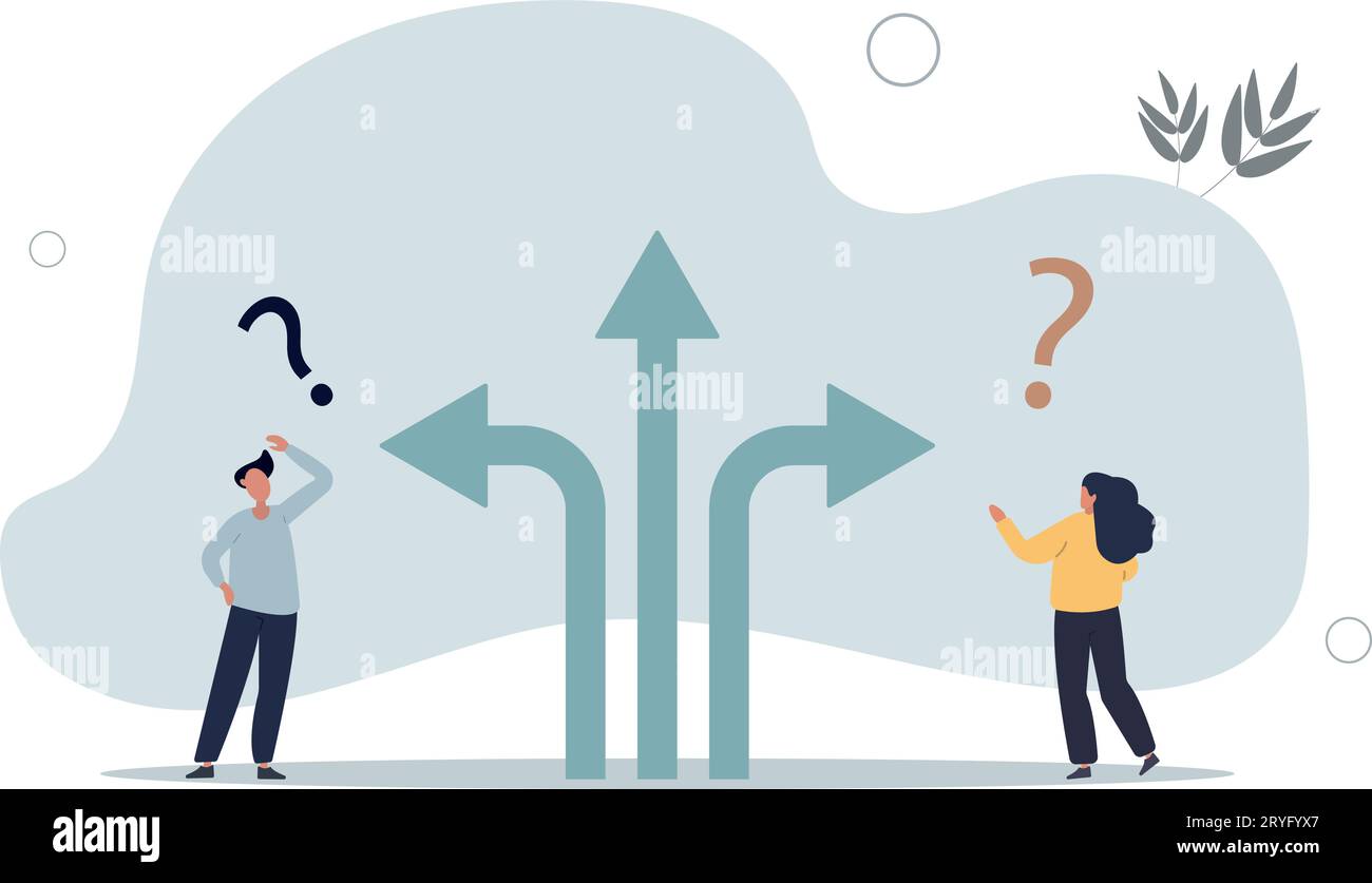 Future path question mark Stock Vector Images - Alamy