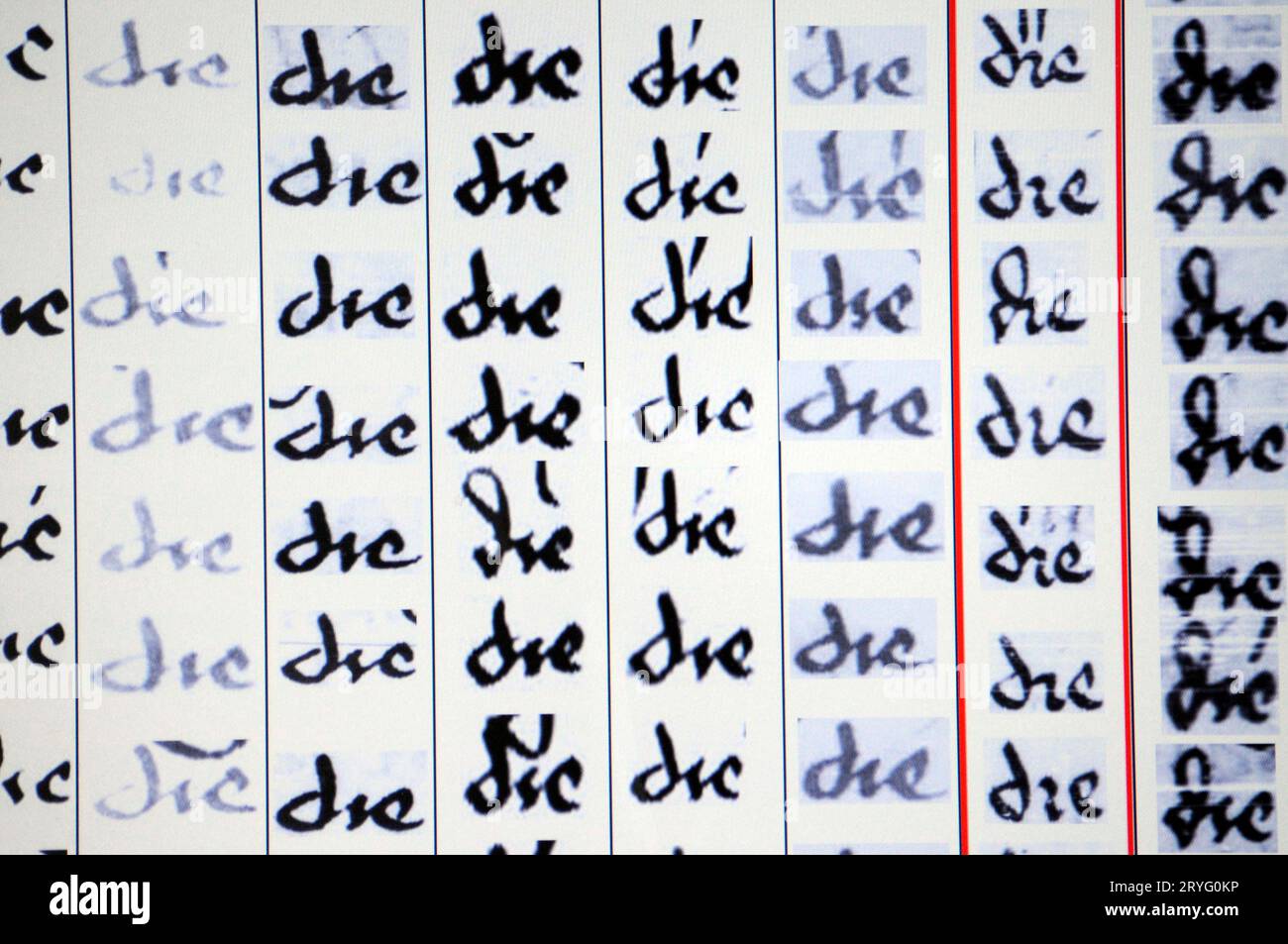 German typeface hi-res stock photography and images - Alamy