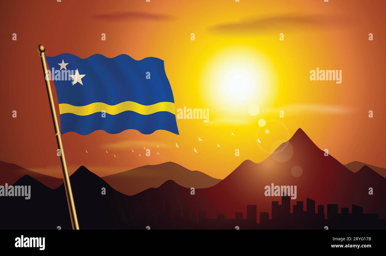 Panorama curacao Stock Vector Images - Alamy