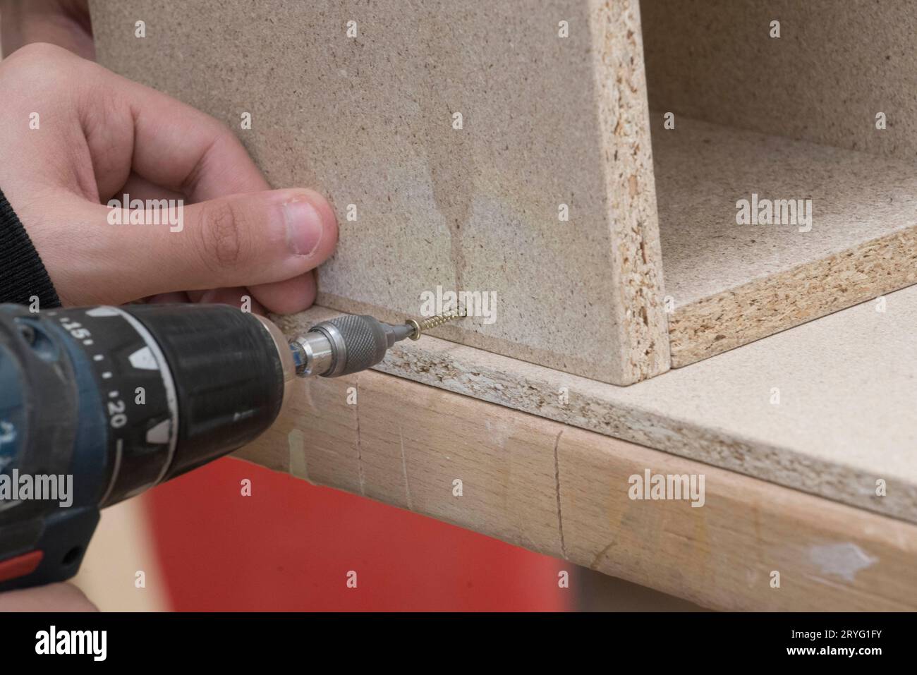 working in a carpentry with wood as a natural resource Stock Photo - Alamy