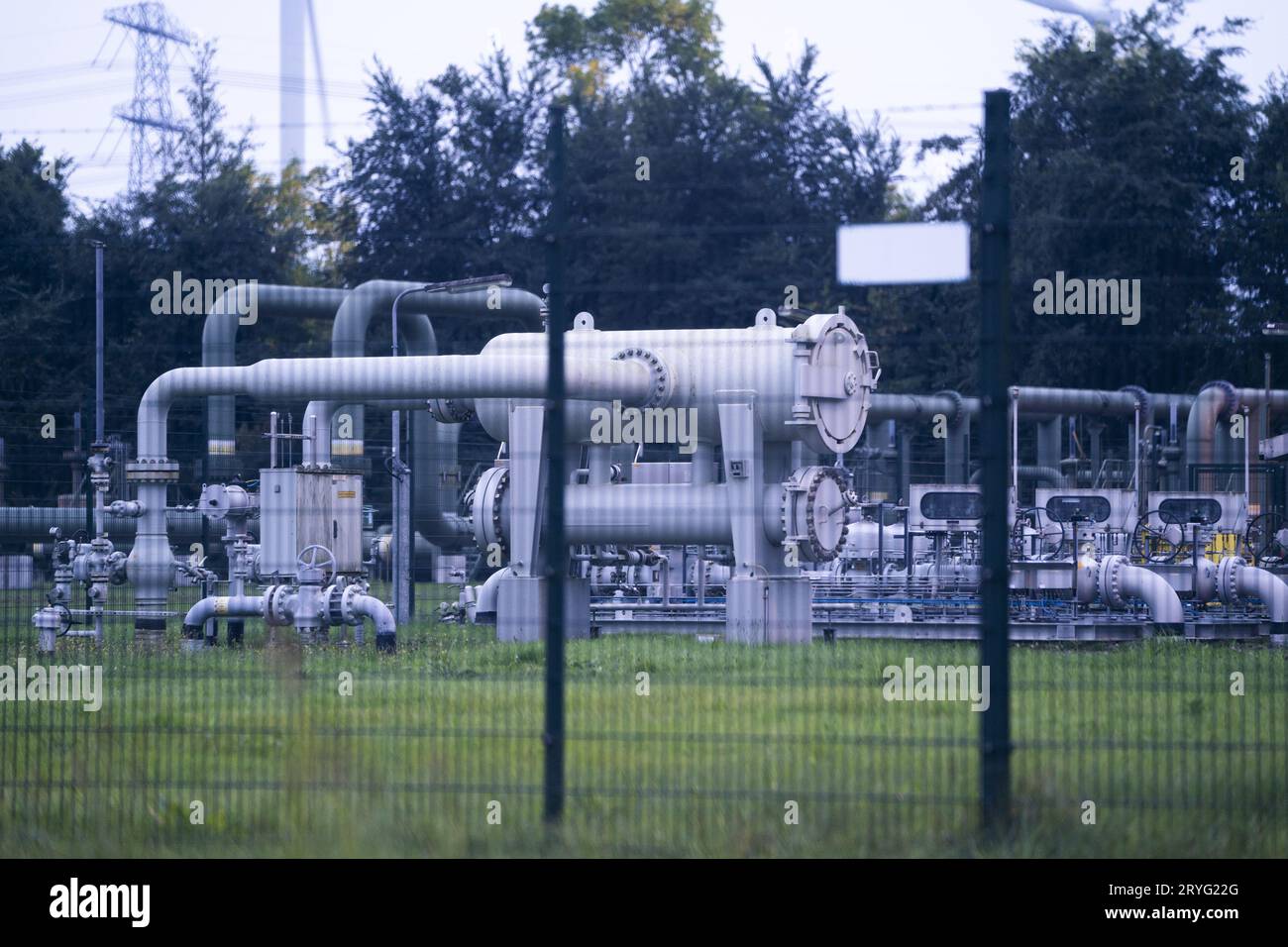 SCHEEMDA - One of the NAM gas extraction locations, where gas was ...