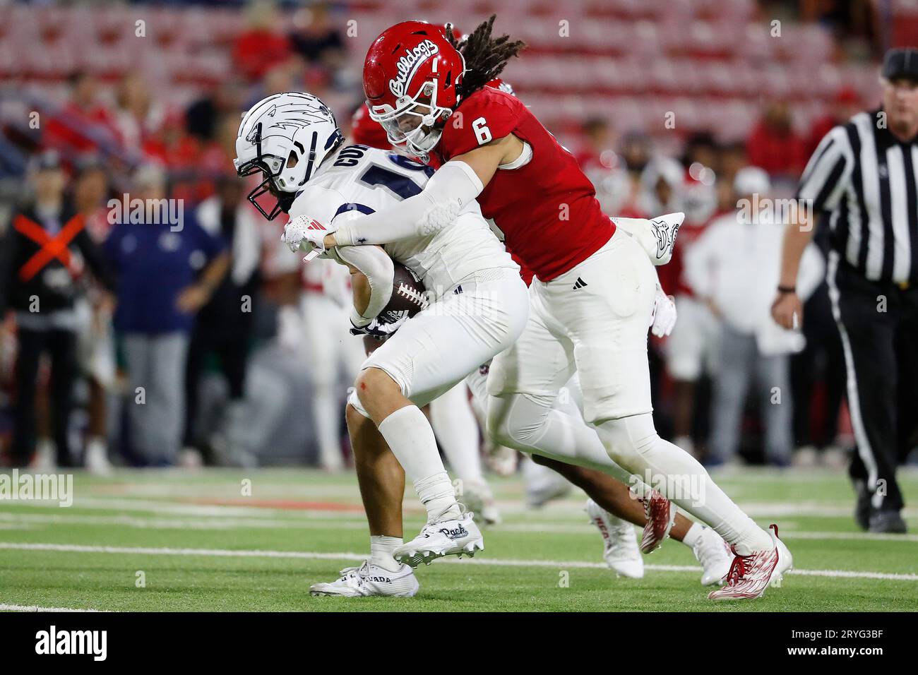Fresno State linebacker Levelle Bailey ties up Nevada wide receiver ...