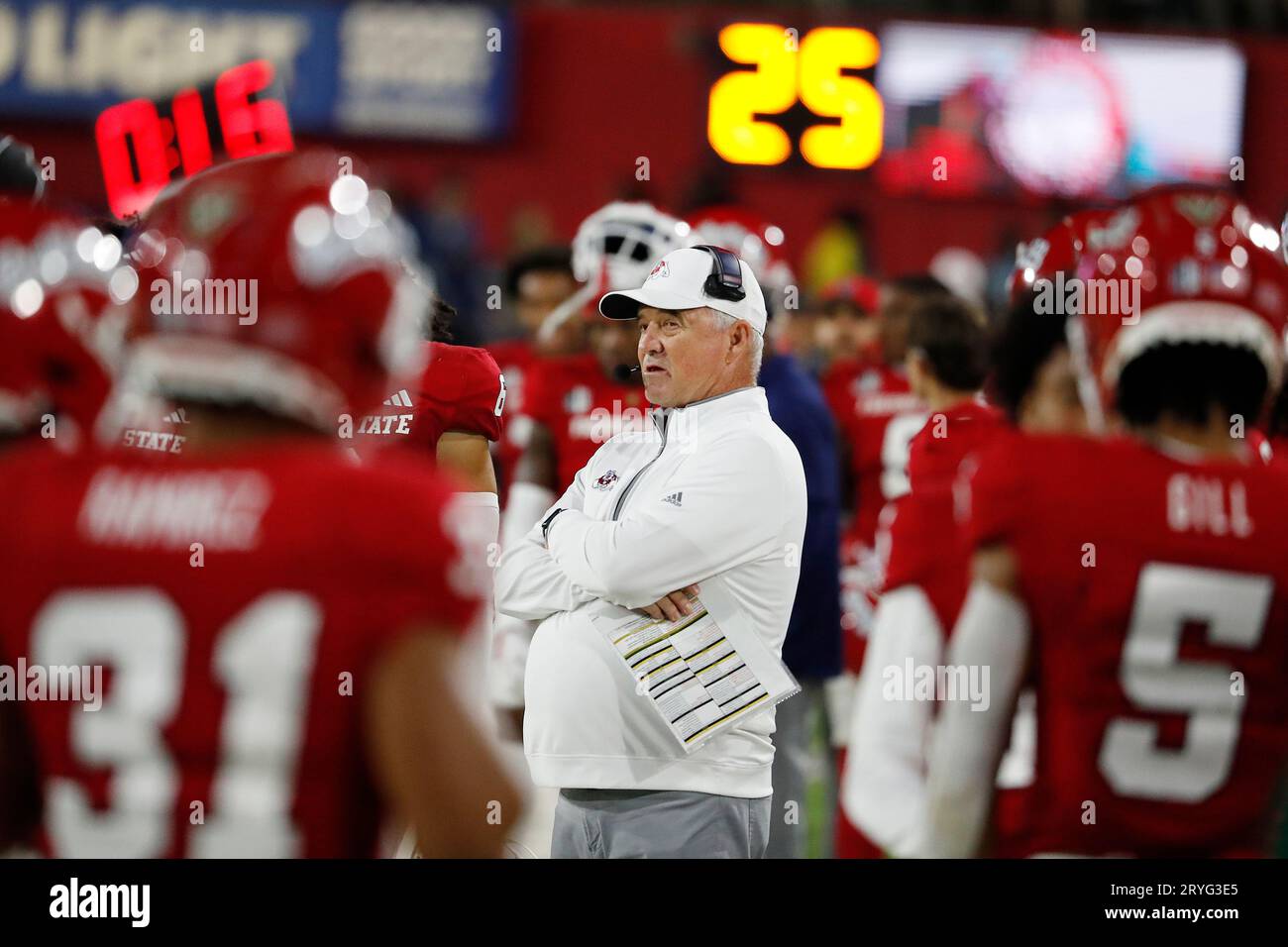 Fresno State coach Jeff Tedford on the sidelines against Nevada during ...