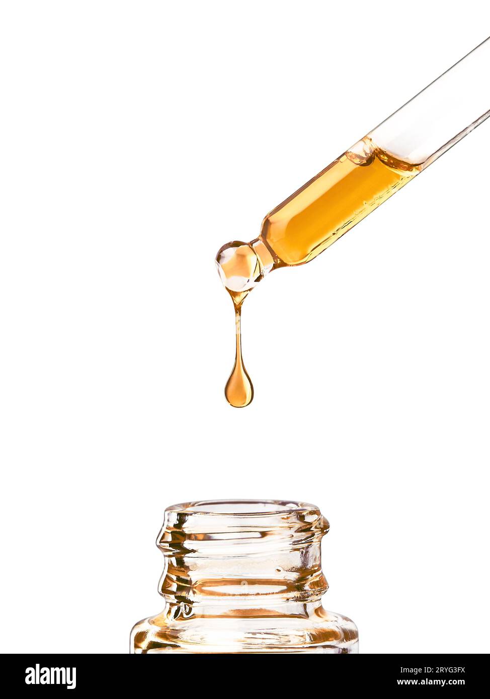 Cosmetic pipette oily drop hi-res stock photography and images - Alamy