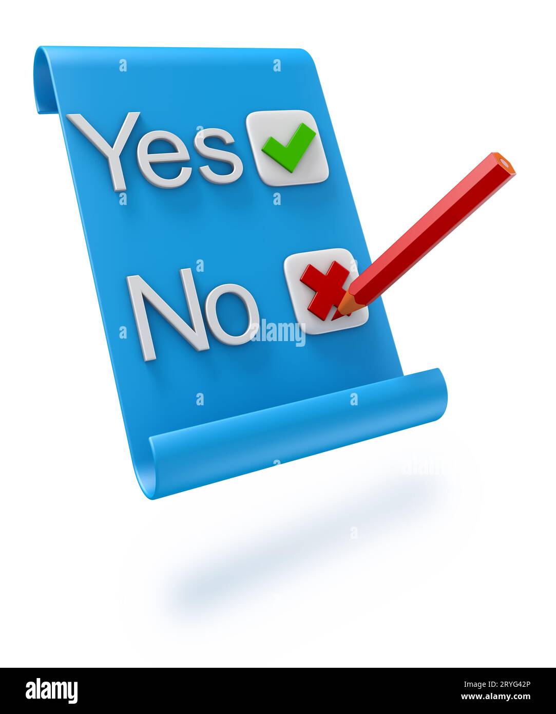 Checklist concept clipboard pencil Cut Out Stock Images & Pictures - Alamy